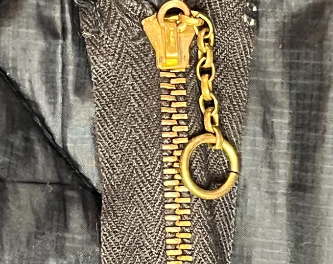 Vintage Talon 8.5” Jacket Ring Pull Zipper | 1940s US Navy USN HBT Zip ...
