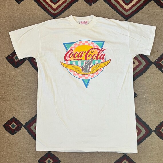 1980s Coca Cola Coke Soda T-Shirt | Vintage XXL Singl… - Gem