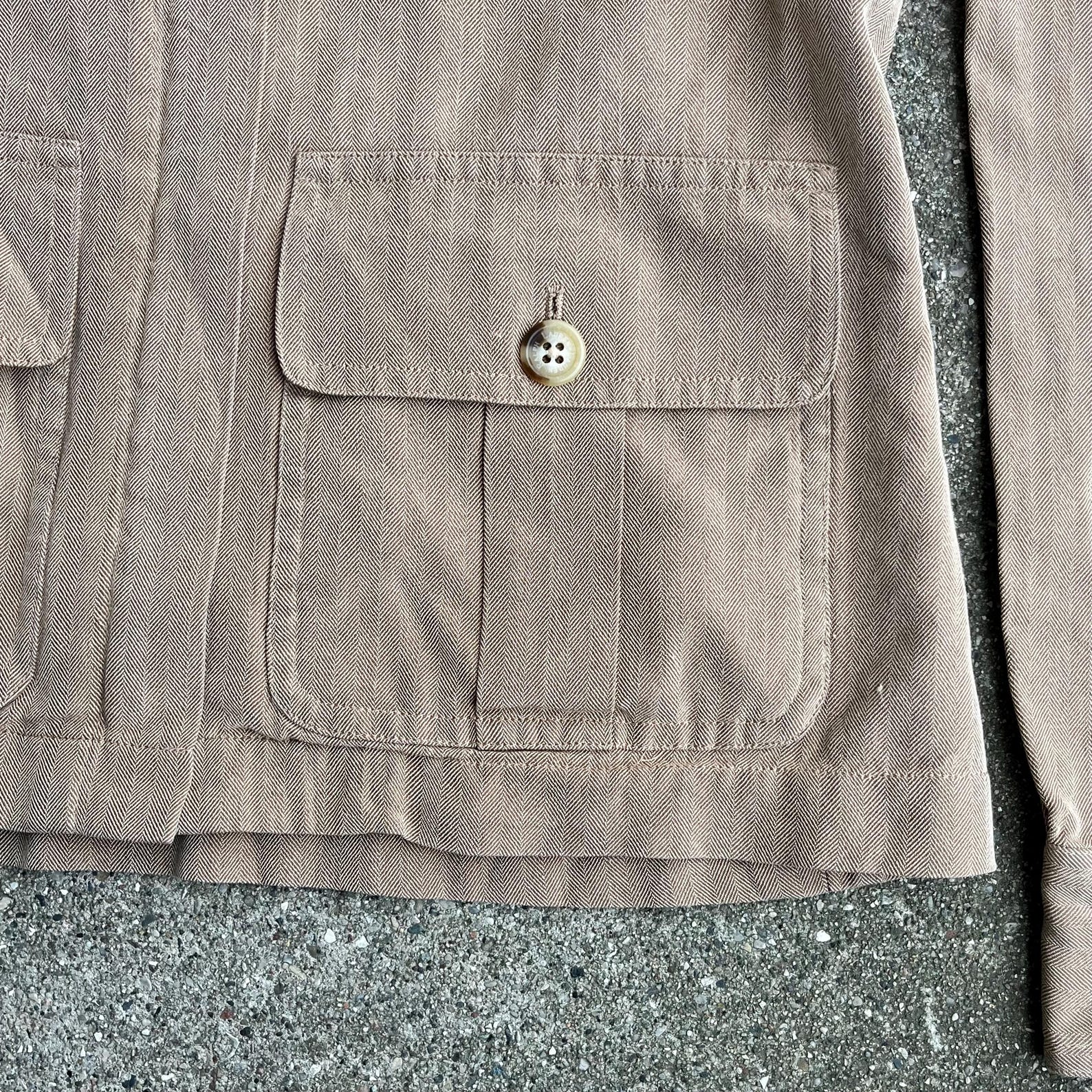 Ralph Lauren Military Flight Jacket | Vintage Womens Petite Medium HBT ...