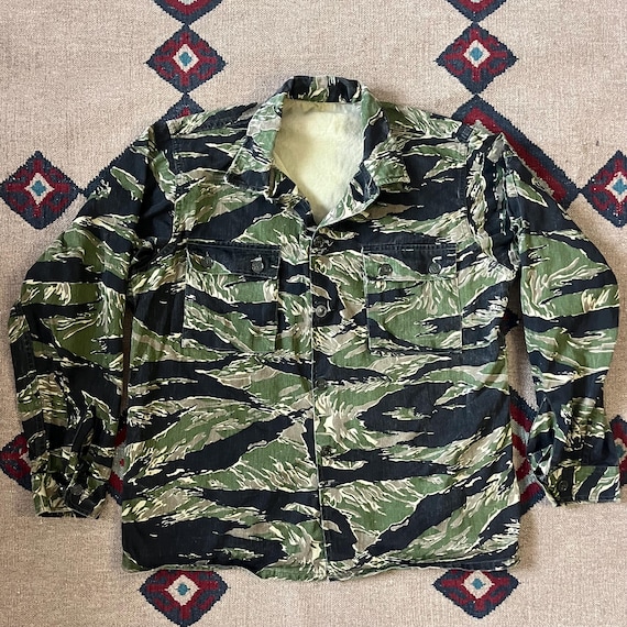 Vietnam Tiger Stripe Camouflage US Military Jacket | … - Gem
