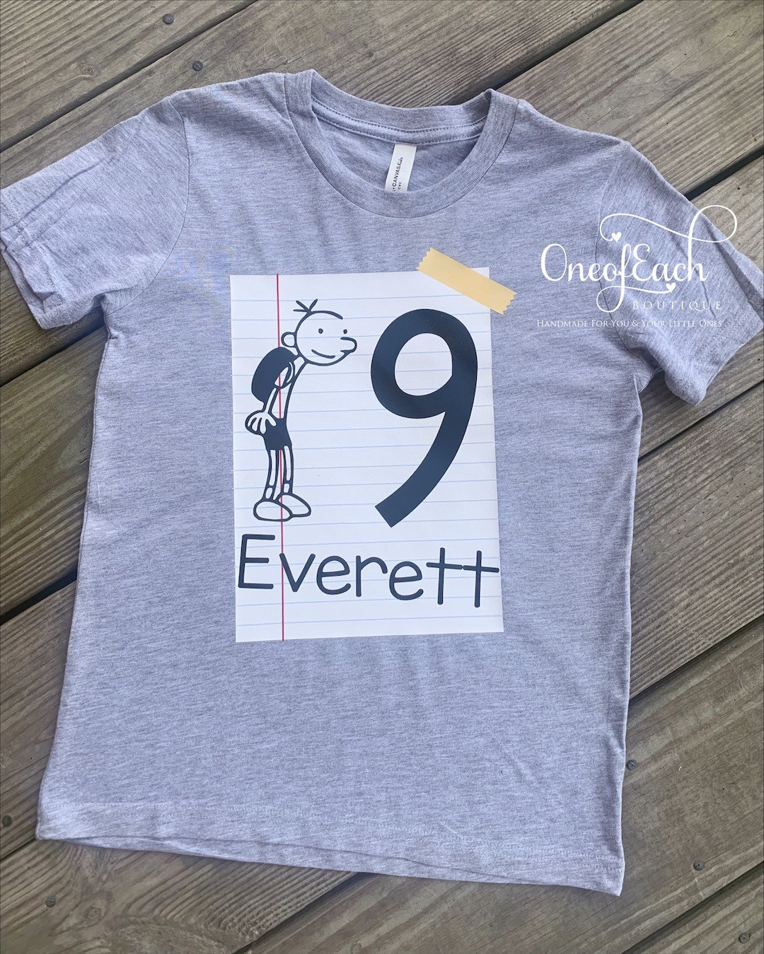 Diary of a Wimpy Kid Birthday Tee/bodysuit - Etsy