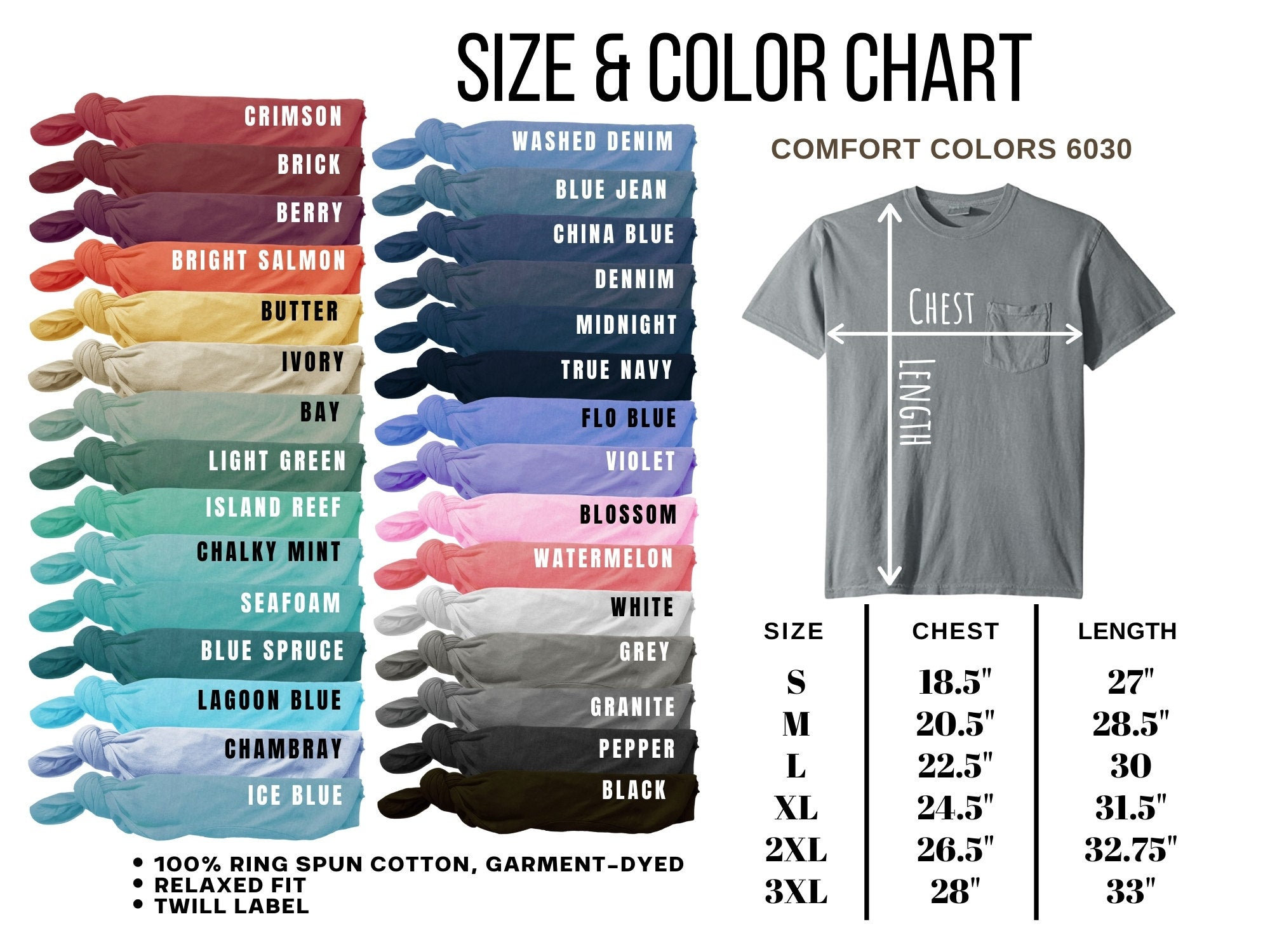 Watermelon Tee Comfort Colors Watermelon Monogram Pocket Tee | Etsy