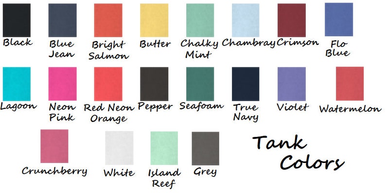 Comfort Colors Monogrammed Tank Embroidered Tank Custom - Etsy