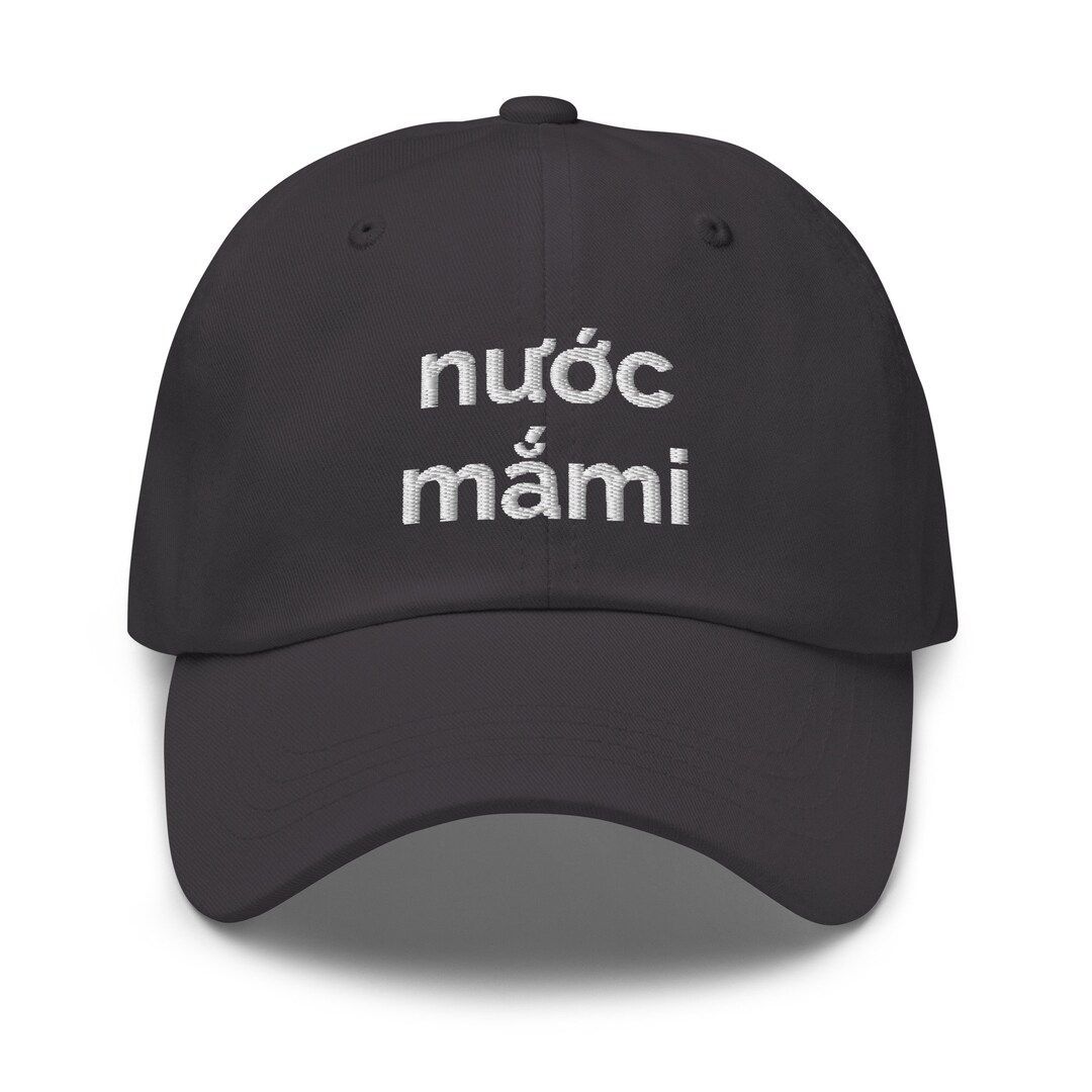 Nước Mắmi Vietnamese Dad Hat, Embroidered Baseball Cap - Etsy