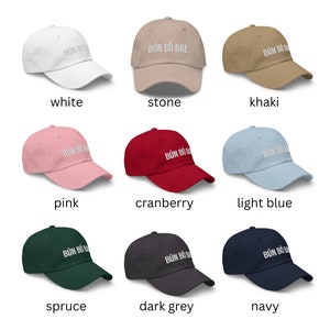 Bún Bò Bae Embroidered Dad Hat | Multiple Colors Available - Etsy