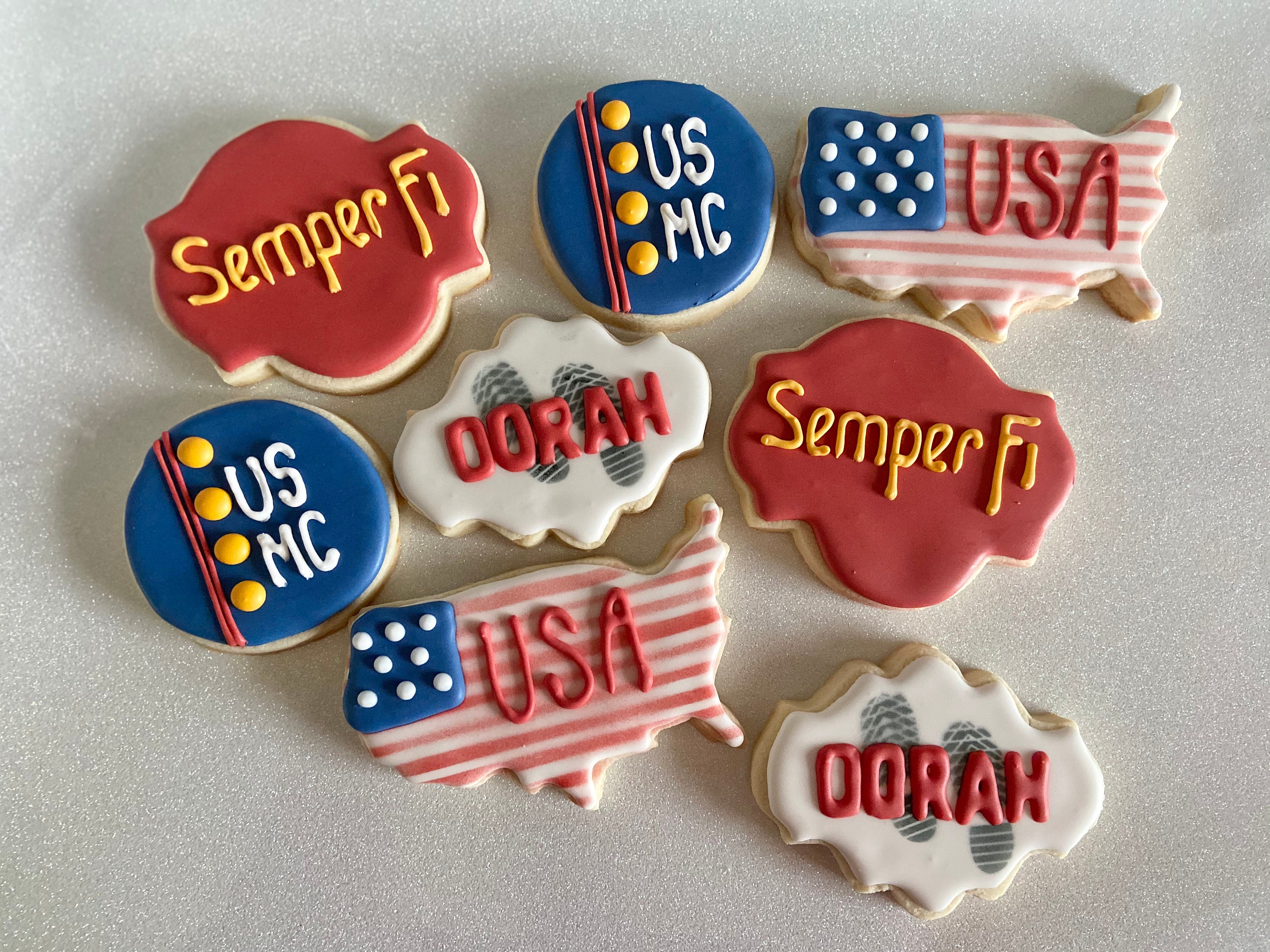 Marine Corp Cookies - Etsy