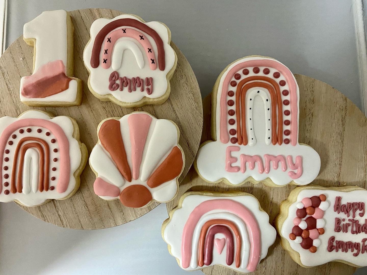 Boho Rainbow Cookies - Etsy
