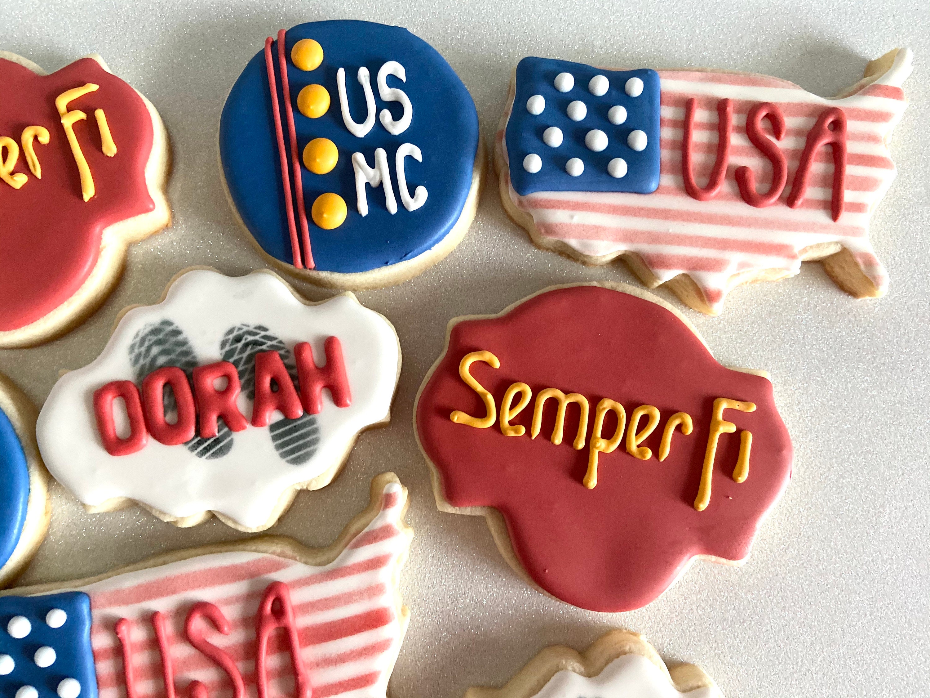 Marine Corp Cookies - Etsy