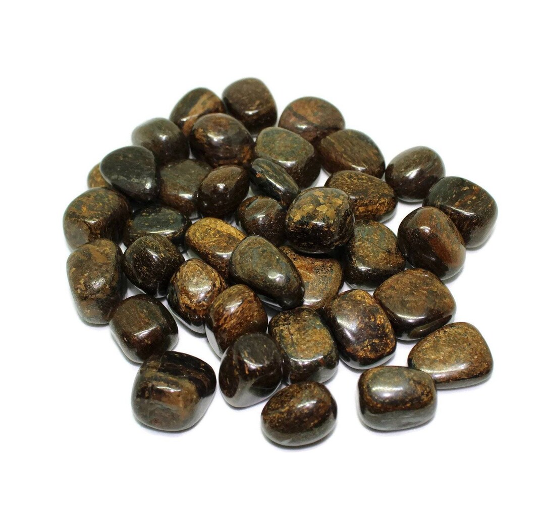 Brown and Golden Bronzite Tumblestones Buy Tumbled Bronzite Online Polished Bronzite / Pyroxene ...