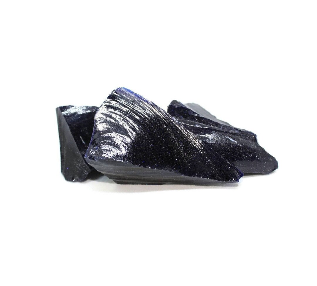 Blue Goldstone Glass Specimens / Rough Mineral Specimens for Collectors ...