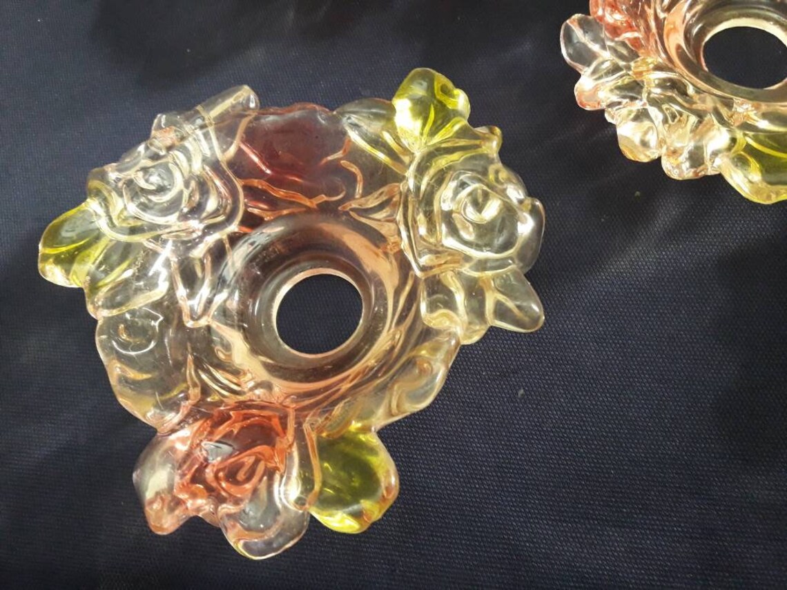 Set of 5 Venetian Murano Italian BOBECHE for Chandeliers Parts - Etsy