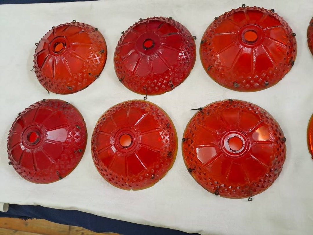 Vintage Set of 8 Pieces Large Lot of Murano Bobeches Glass 4.5" in ...