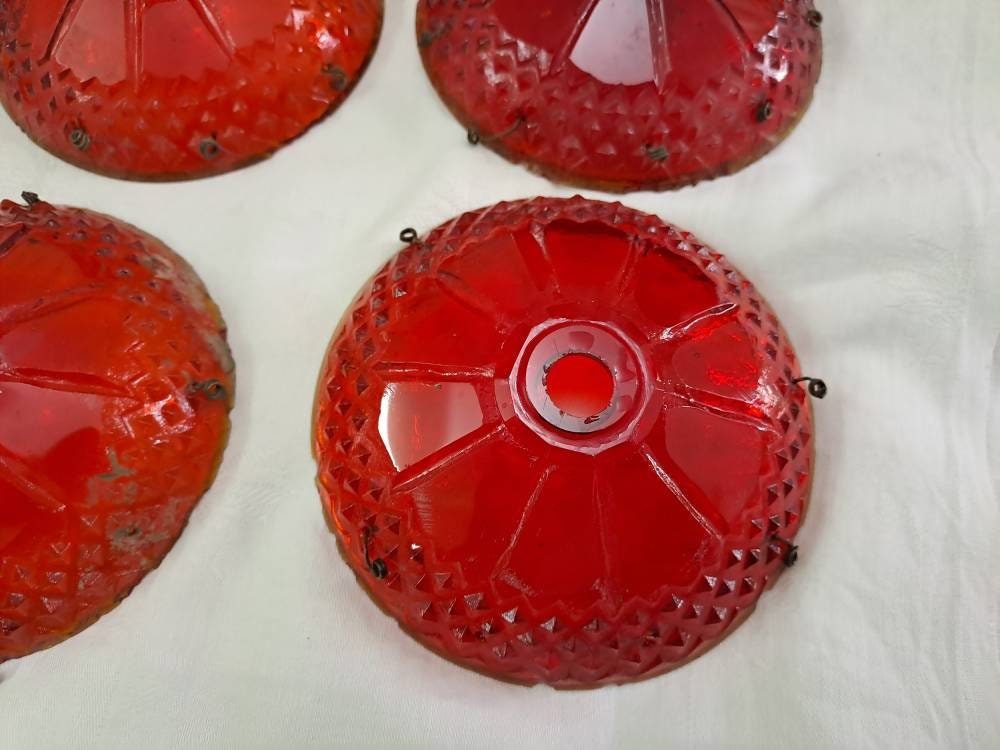 Vintage Set of 8 Pieces Large Lot of Murano Bobeches Glass 4.5" in ...