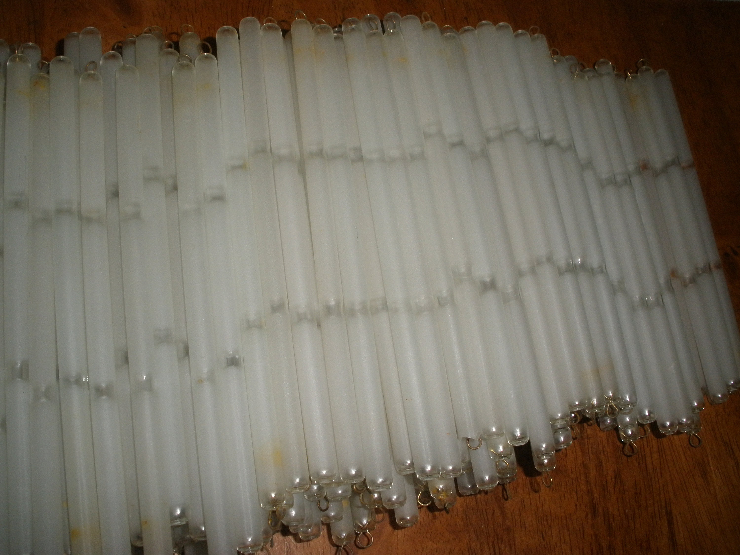 Lot of 300 Pieces Frosted Glass Rods Stick for Chandelier - Etsy