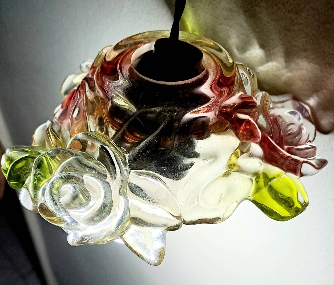 Set of 5 Venetian Murano Italian BOBECHE for Chandeliers Parts - Etsy