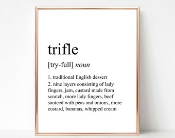 Friends Trifle Print - Etsy