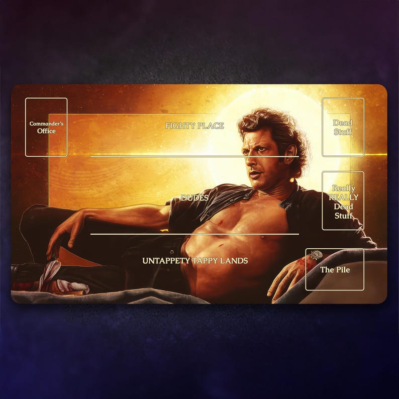 Life, Uh... Finds a Way... - Magic the Gathering Playmat | Stitched ...