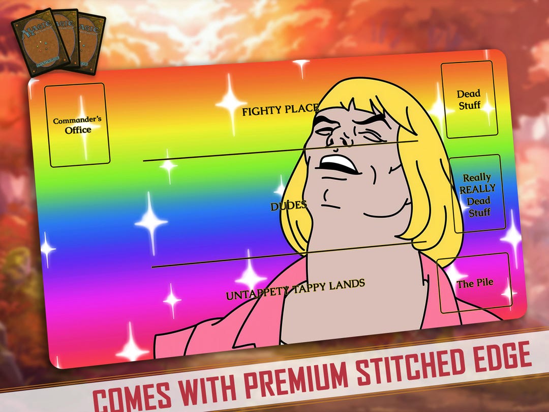 HEYYEYAAEYAAAEYAEYAA | Parody Inspired by Magic the Gathering Playmat ...