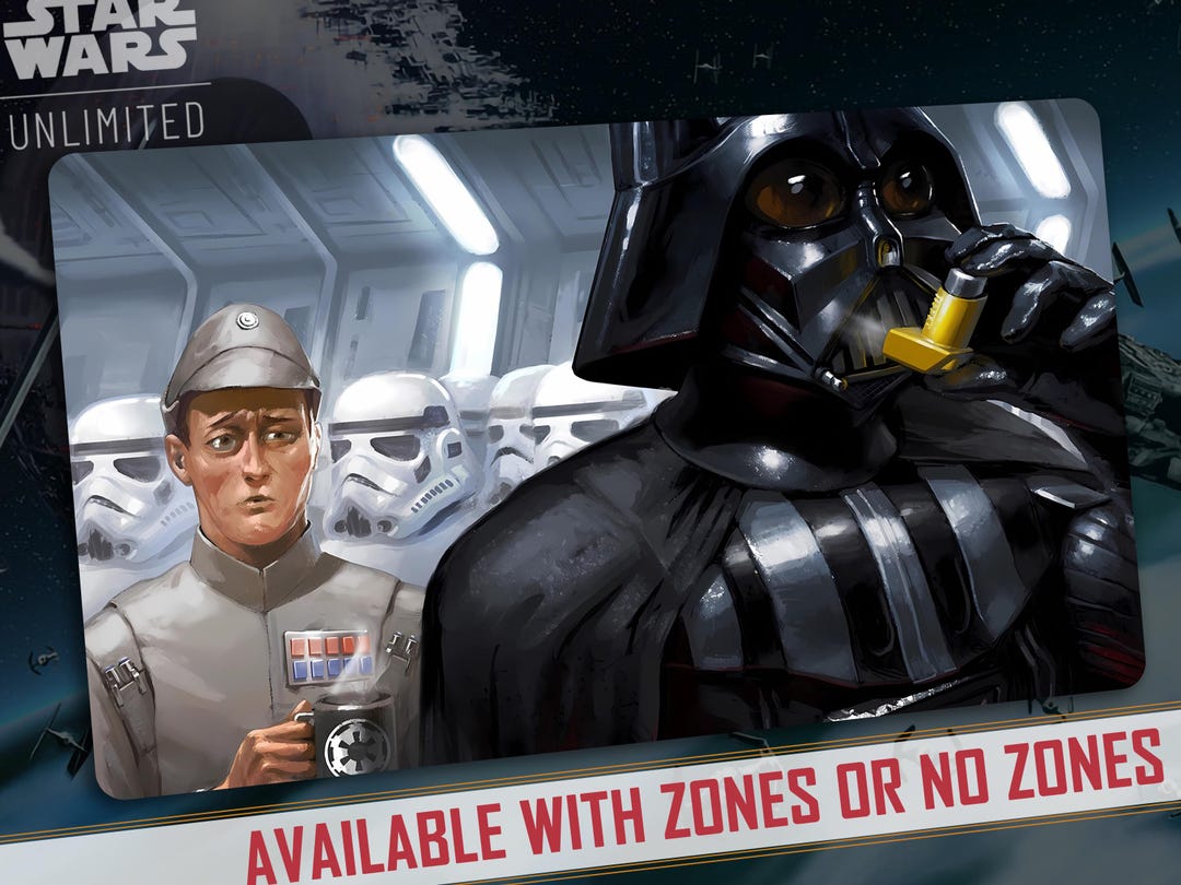 Darth Vader Asthma Inhaler Playmat: Star Wars Unlimited TCG - Etsy