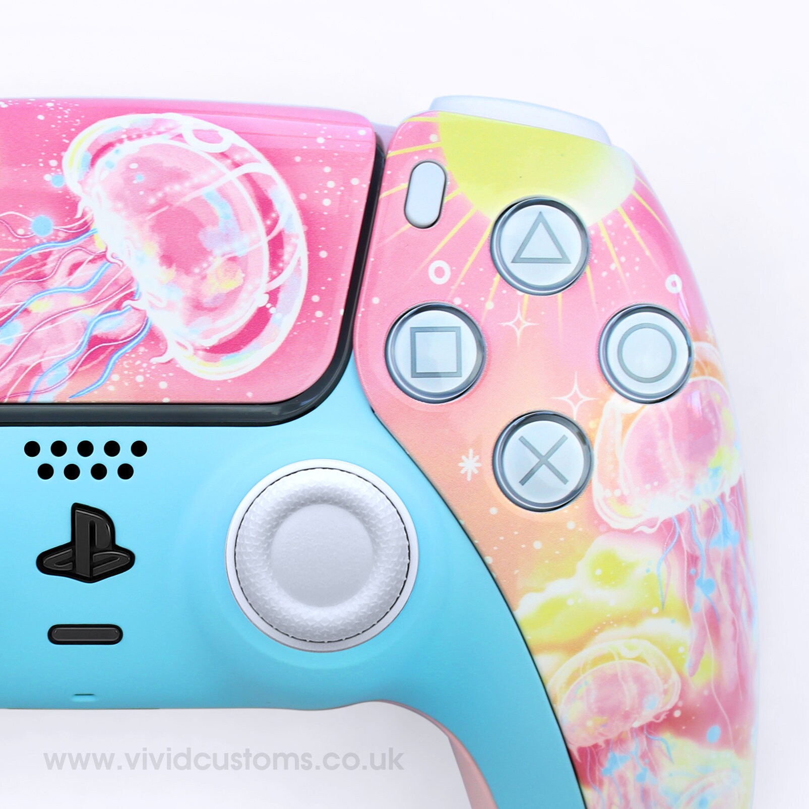 Custom PS5 Controller Pink Kawaii Gamepad Sony Playstation 5 - Etsy