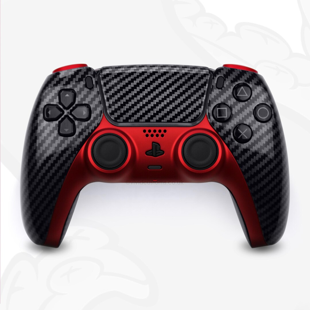 Custom Carbon Fiber PS5 Controller Sony Playstation 5 Dualsense ...