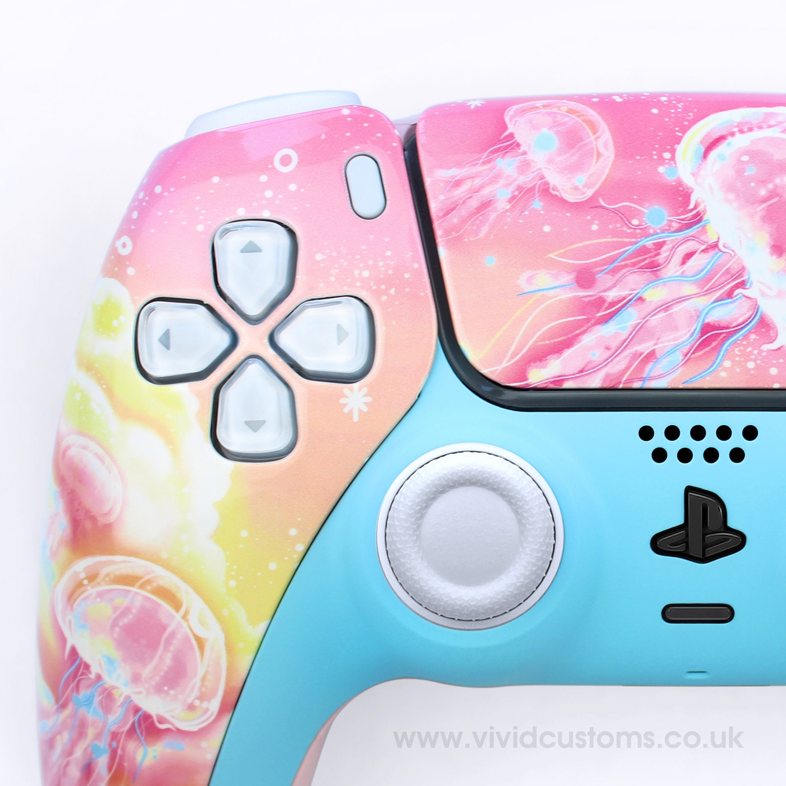 Custom PS5 Controller Pink Kawaii Gamepad Sony Playstation 5 - Etsy