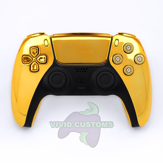 Chrome Gold Ps3 Controller