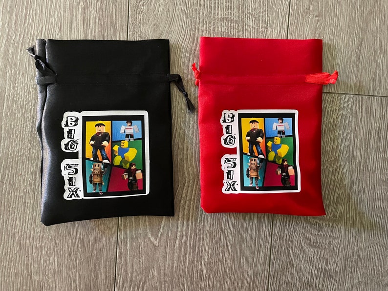 5" X 7" Roblox Drawstring Gift Bags - Etsy
