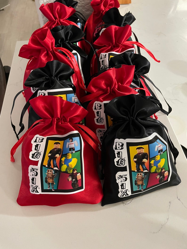 5" X 7" Roblox Drawstring Gift Bags - Etsy