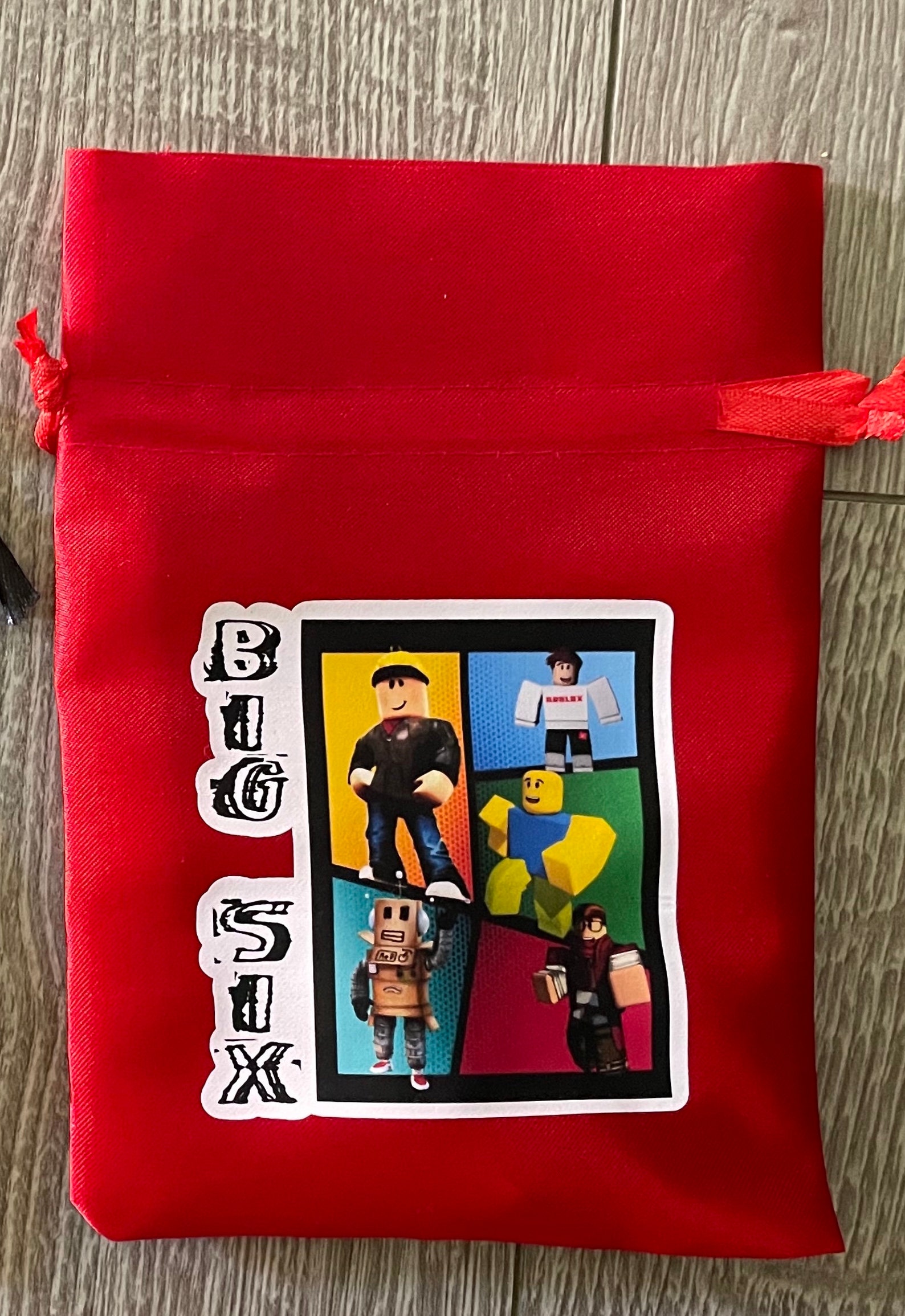 5" X 7" Roblox Drawstring Gift Bags - Etsy