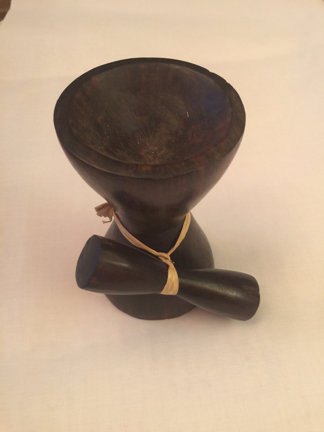 WOUNAAN TRIBE PANAMA. Miniature Pilon Made Out of Aged Cocobolo Wood ...