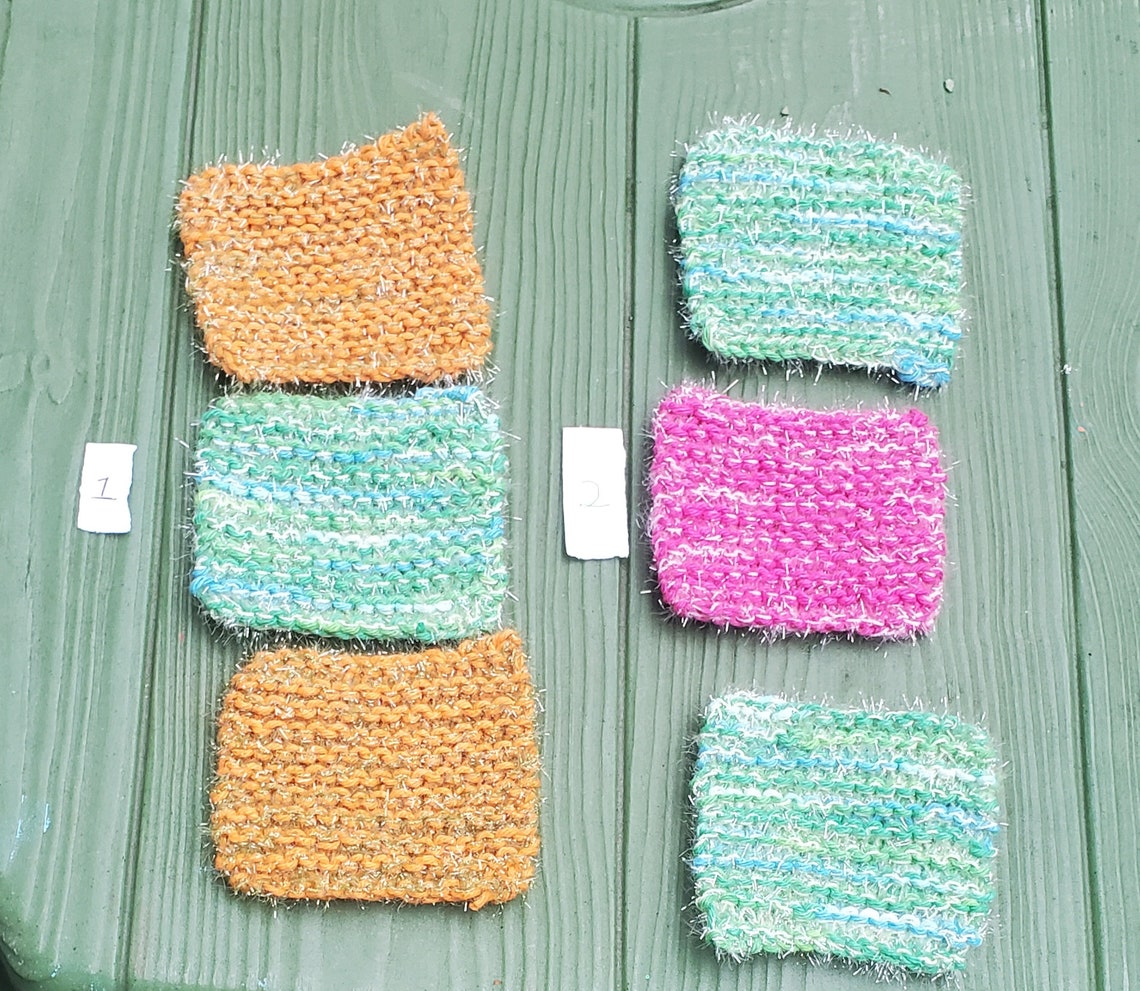 Set of 3 Dish Scrubbies - Etsy