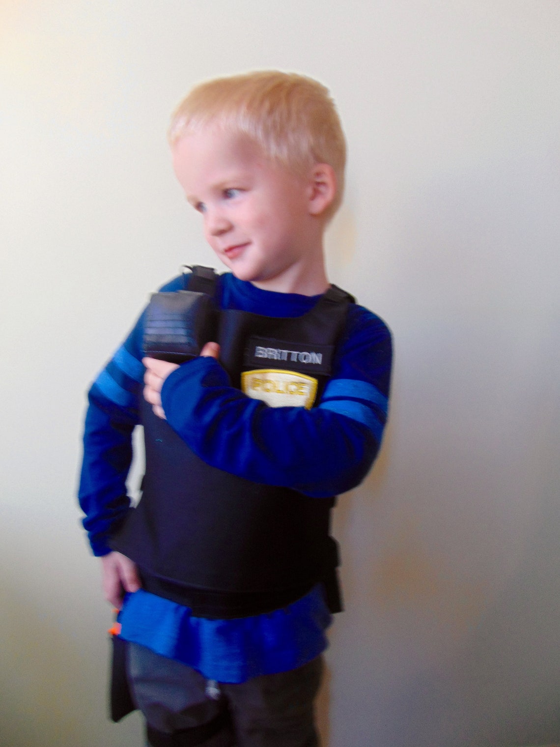 Police Vest and Belt - Etsy