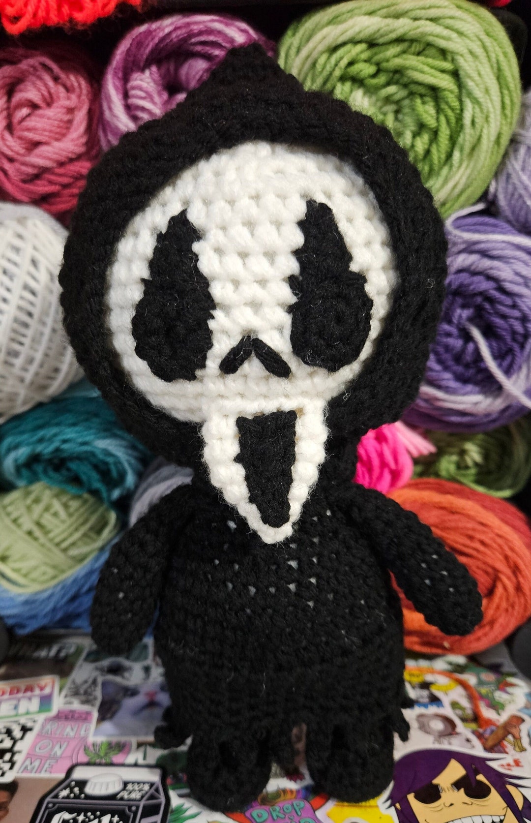 Ghostface Amigurumi Phanthomhive Crafts - Etsy