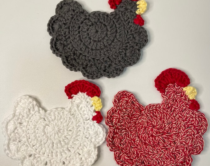 Chicken Coaster - Etsy