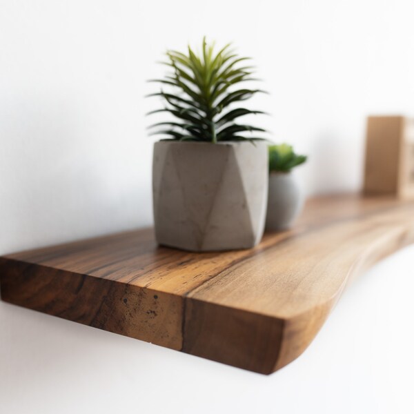 Live Edge Shelf - Etsy