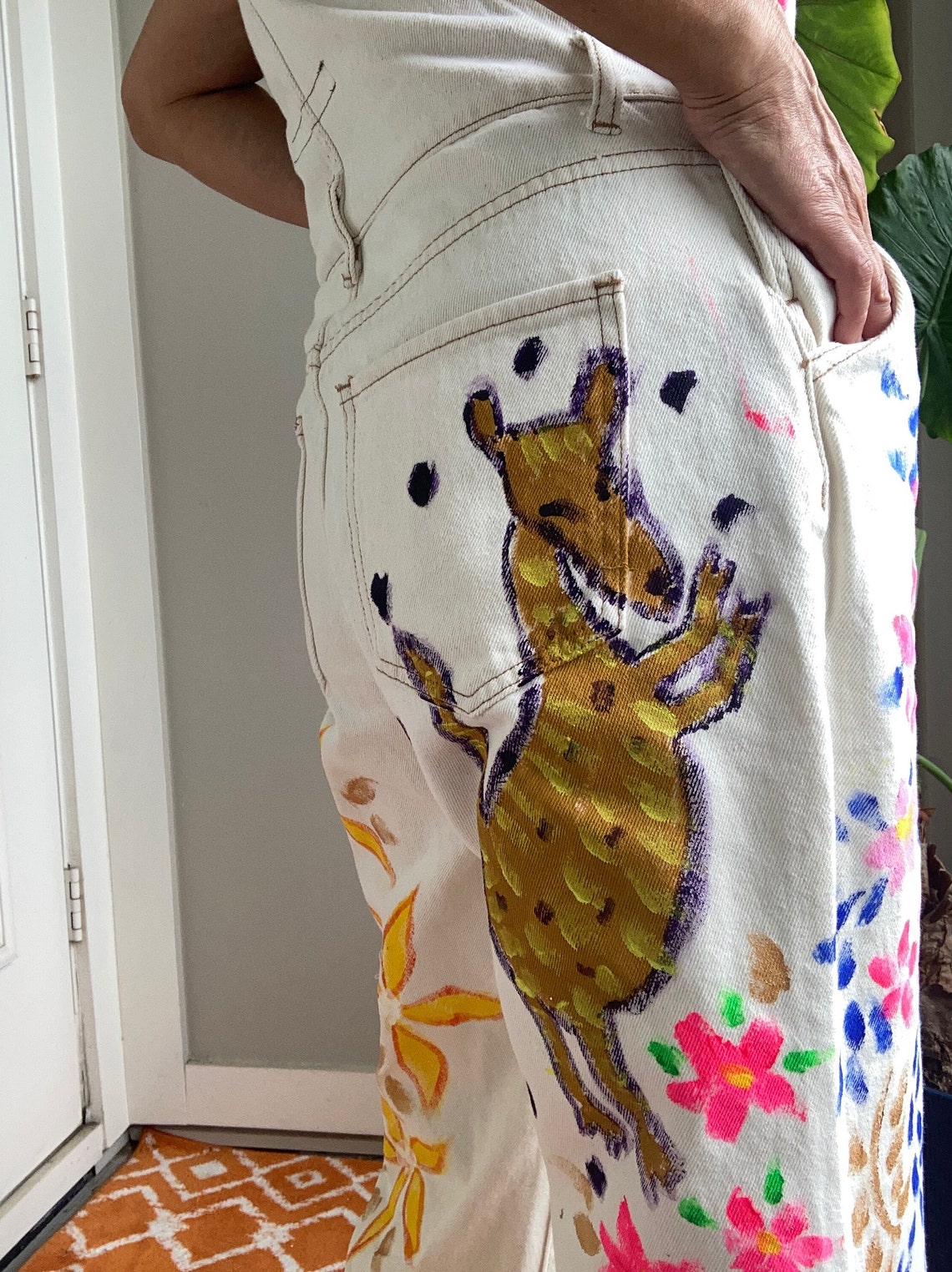 Hand Painted Safari Overalls - Etsy
