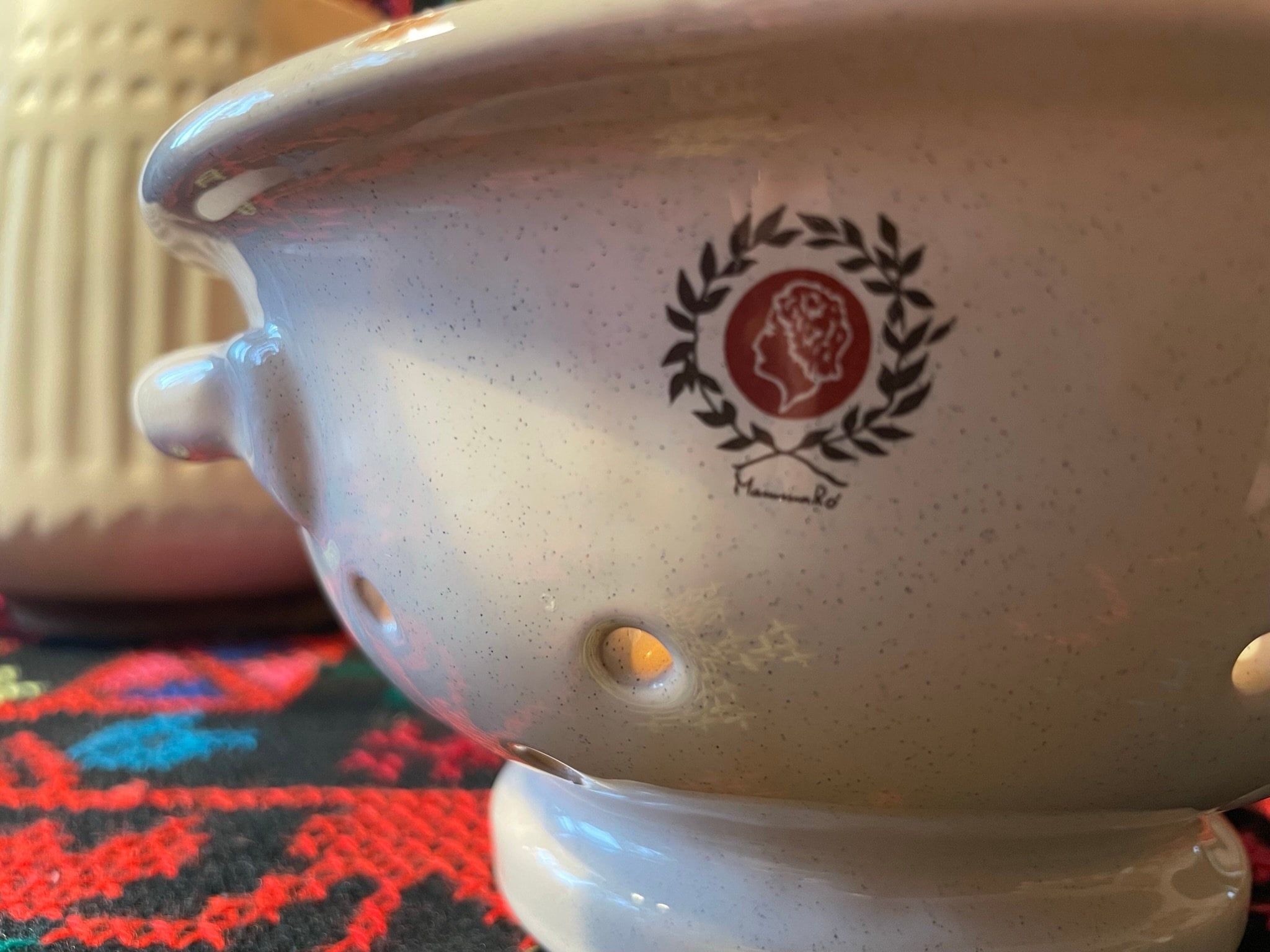 Mamma Ro Colander Strainer Cream Pottery Made in Italy - Etsy