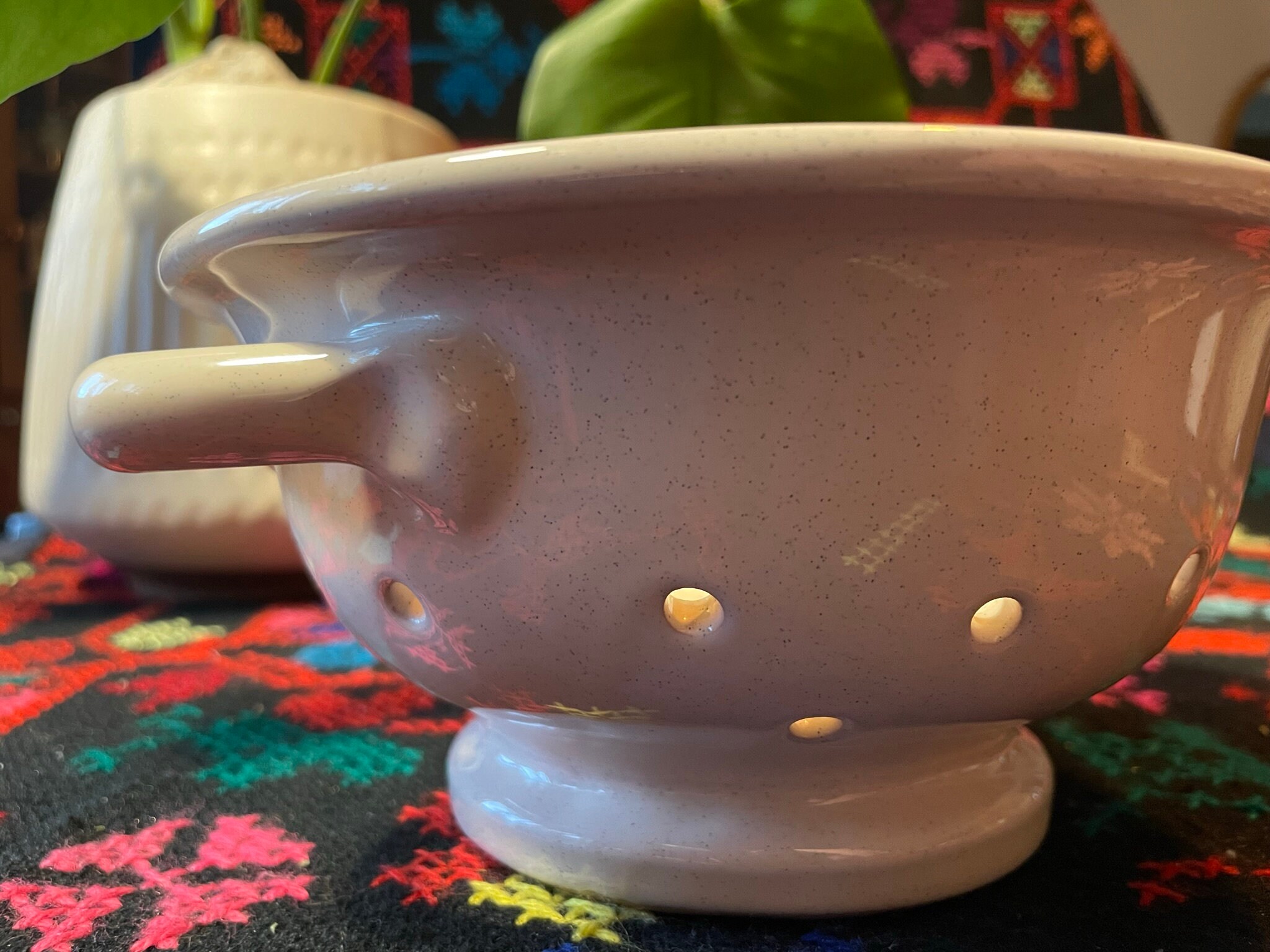 Mamma Ro Colander Strainer Cream Pottery Made in Italy - Etsy