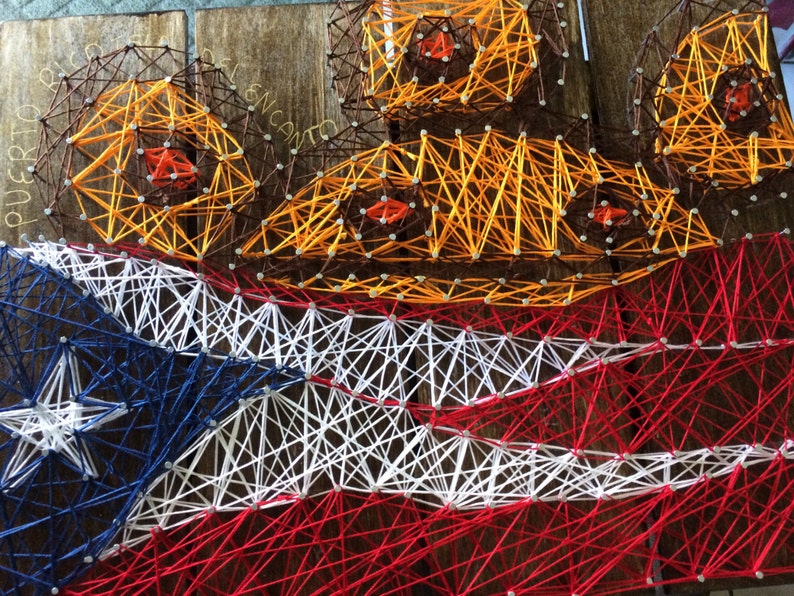 Puerto Rico String Art - Etsy
