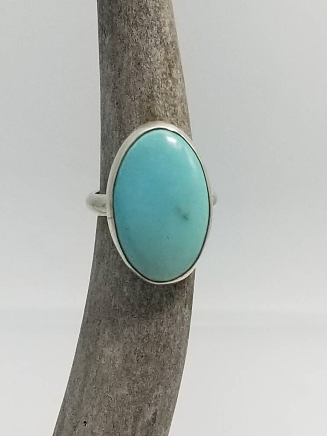 Blue Bird Mine, Arizona, Turquoise Ring, Size 6 3/4 R002 - Etsy