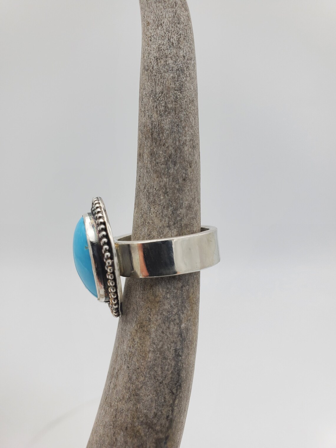 Blue Bird Mine Turquoise Ring, Size 8, R188 - Etsy