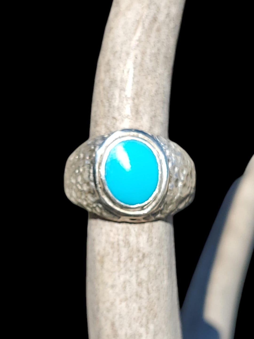Blue Bird Mine Turquoise Men's Ring, Size 12 1/4, R269 - Etsy