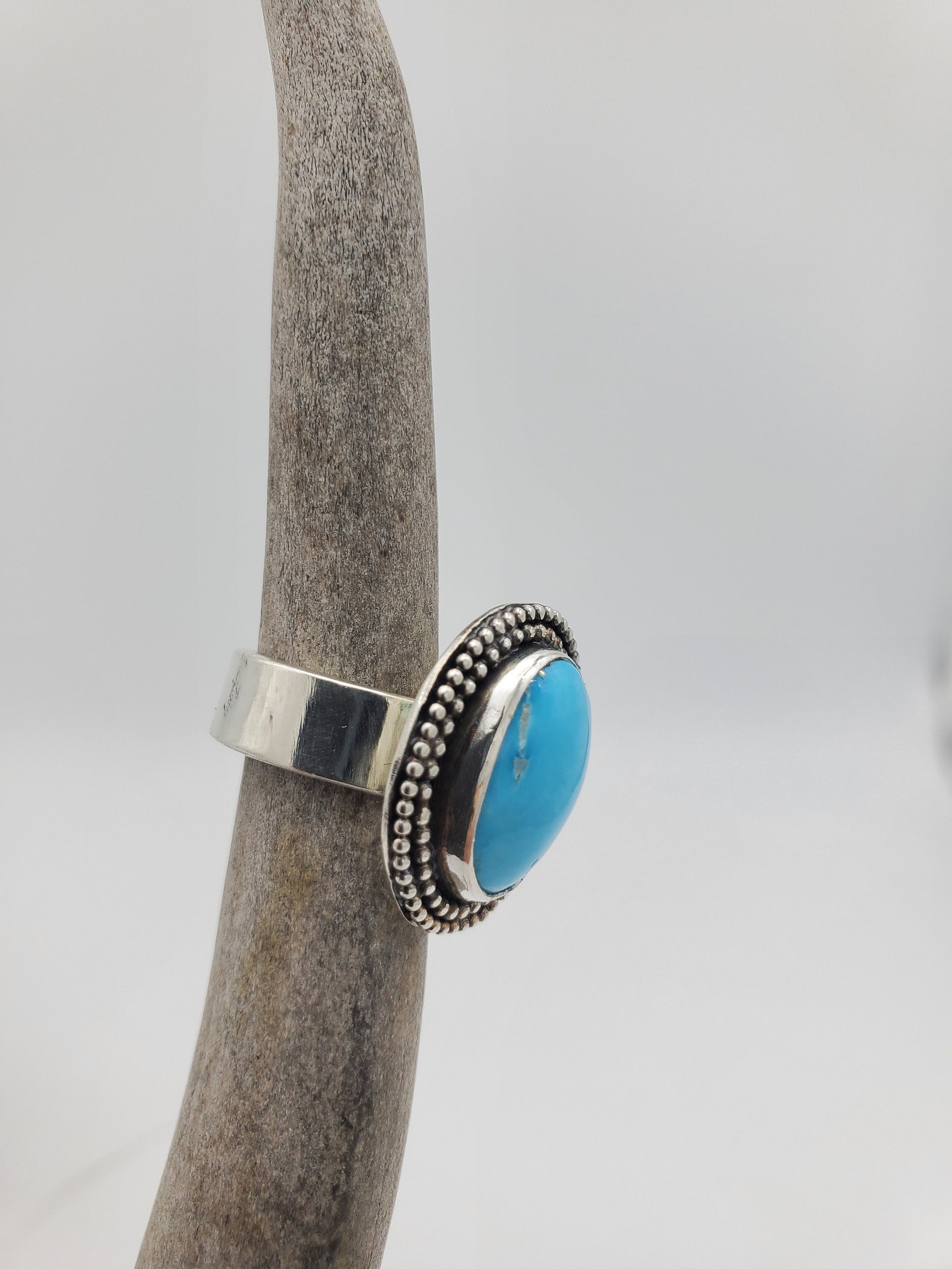 Blue Bird Mine Turquoise Ring, Size 8, R188 - Etsy