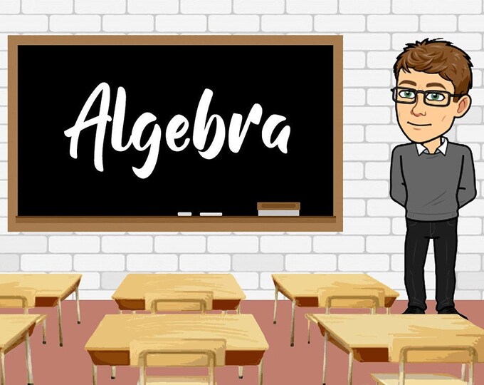 EDITABLE Virtual Classroom, Google Classroom Virtual Bitmoji, Digital ...