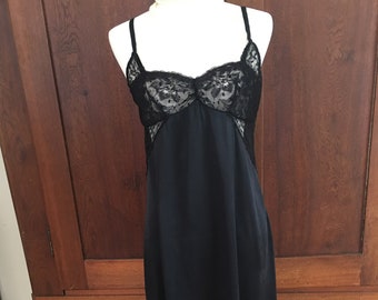 Long Black Nightgown | Etsy