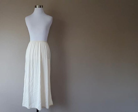 Half Slip Small Komar 34 Inches Long Formal Long Whit… - Gem