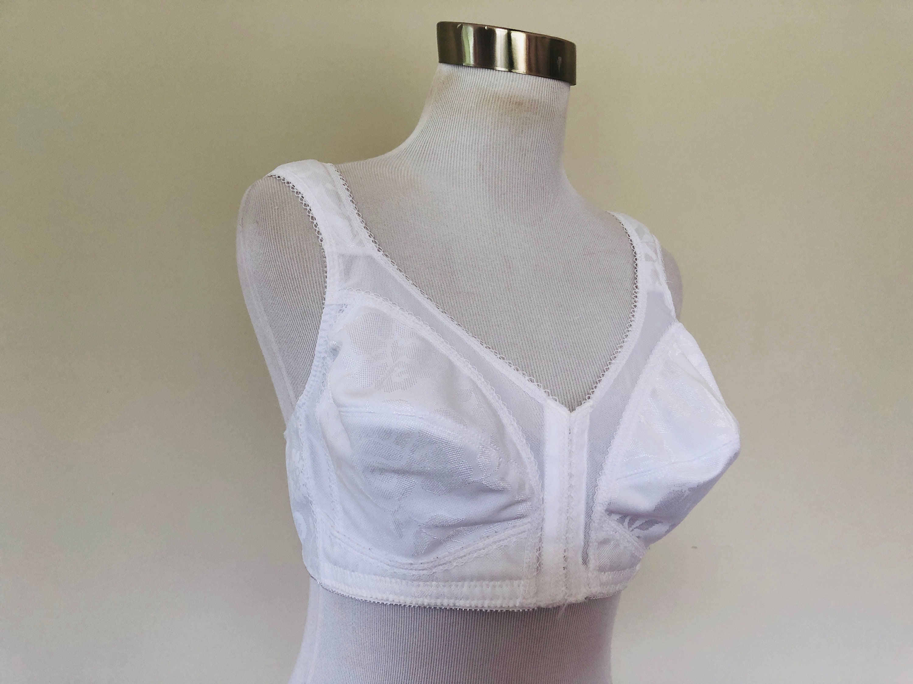 Bra Wireless Playtex 38B Front Closure Hooks Back Support Wide - Etsy