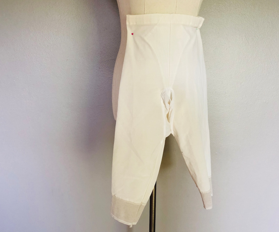 Sears Almond White Long Line Girdle Made In Usa Vintage Lingerie Etsy