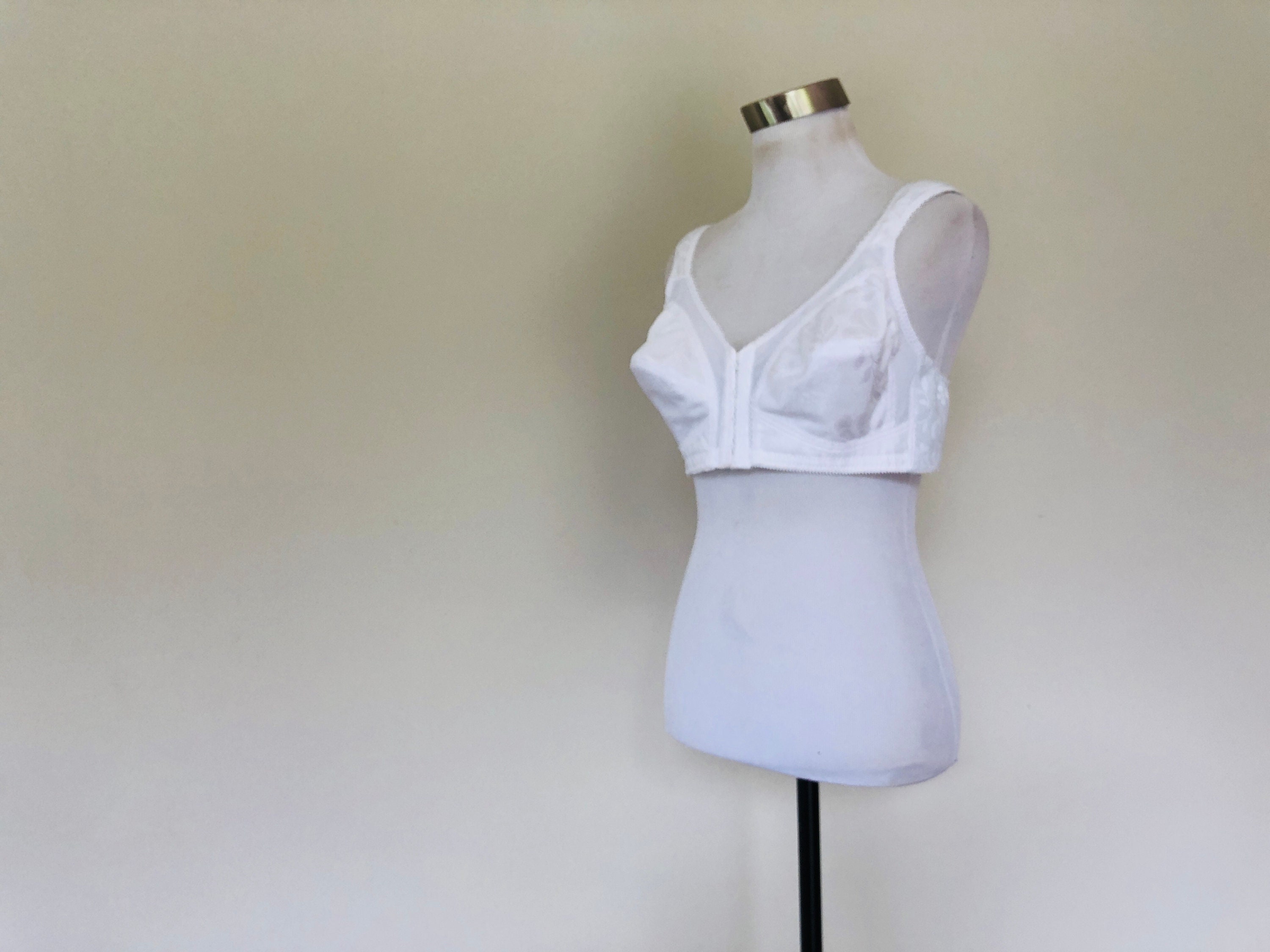 Bra Wireless Playtex 38B Front Closure Hooks Back Support Wide - Etsy